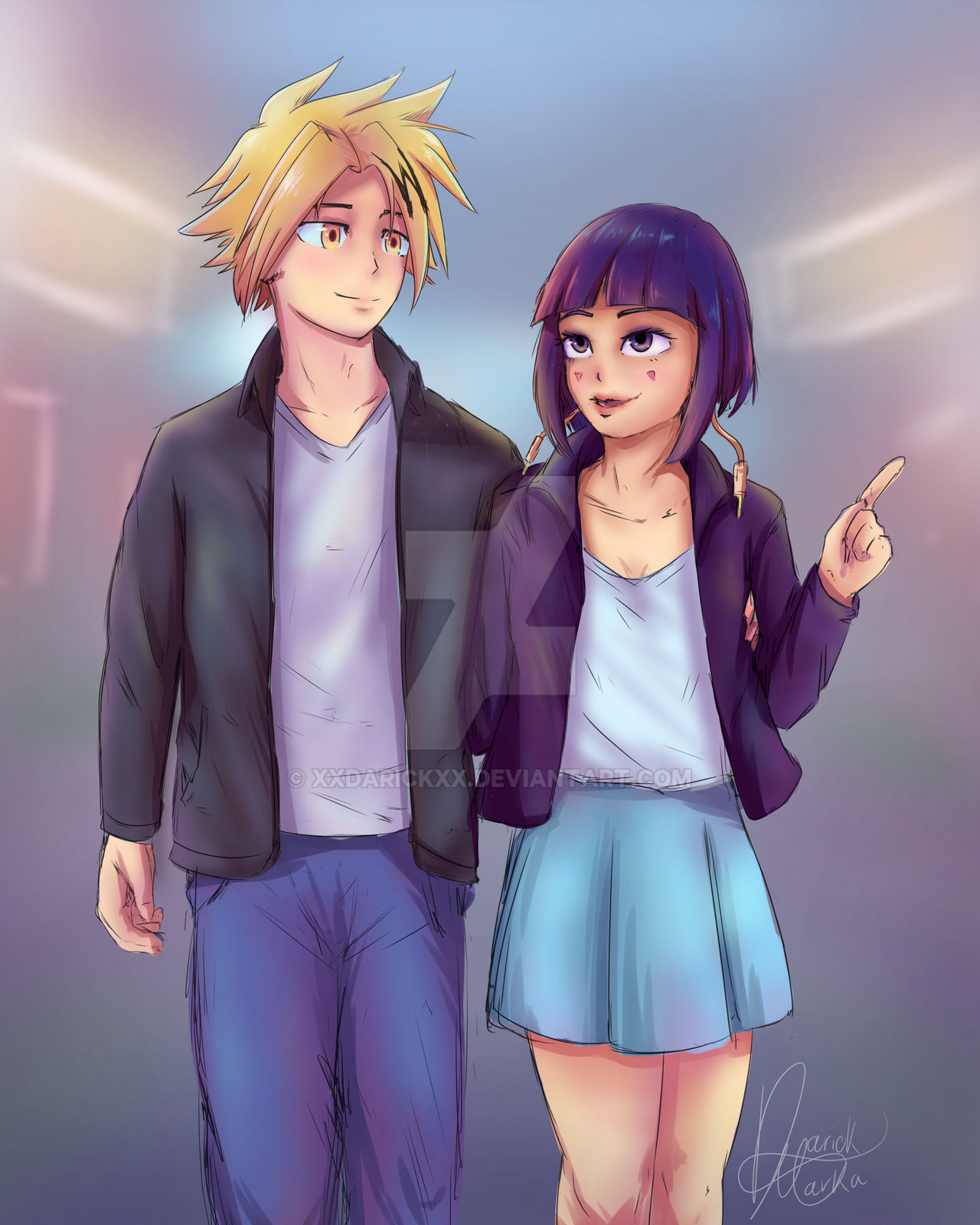 Denki Kaminari X Kyoka Jiro By Xxdarickxx On Deviantart