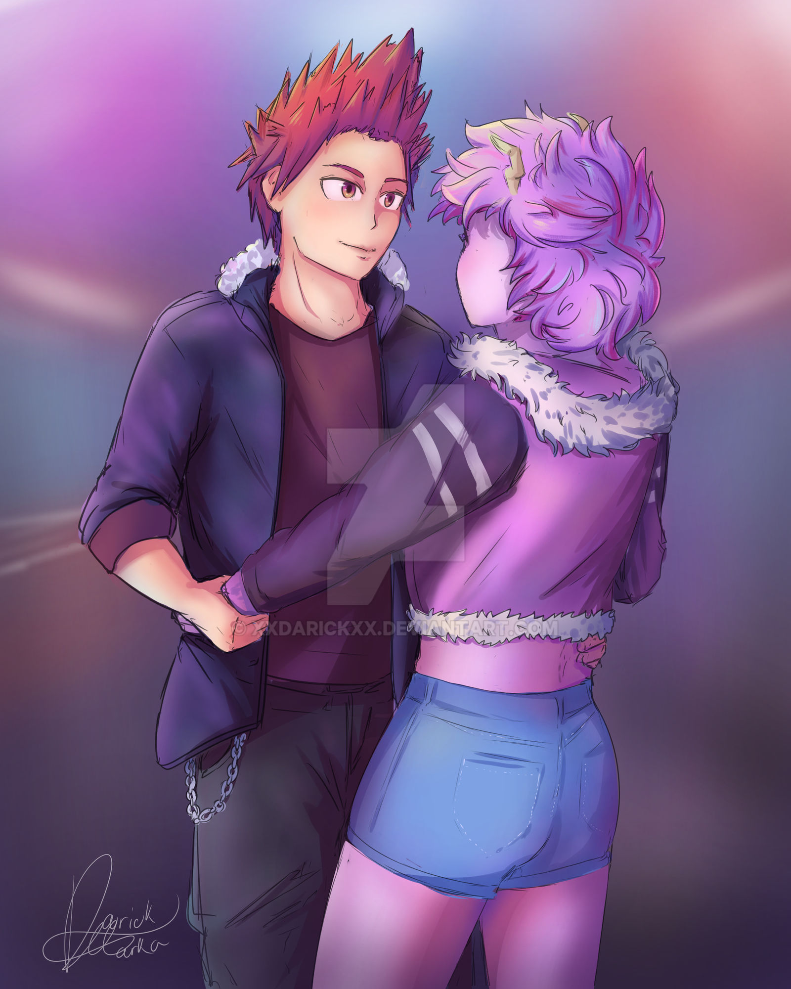 Eijiro Kirishima X Mina Ashido By Xxdarickxx On Deviantart