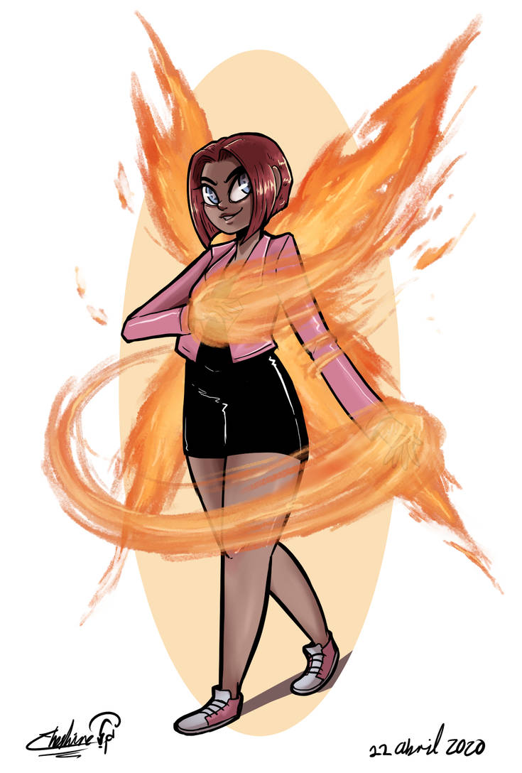 Fire Girl By Missgatosa On Deviantart