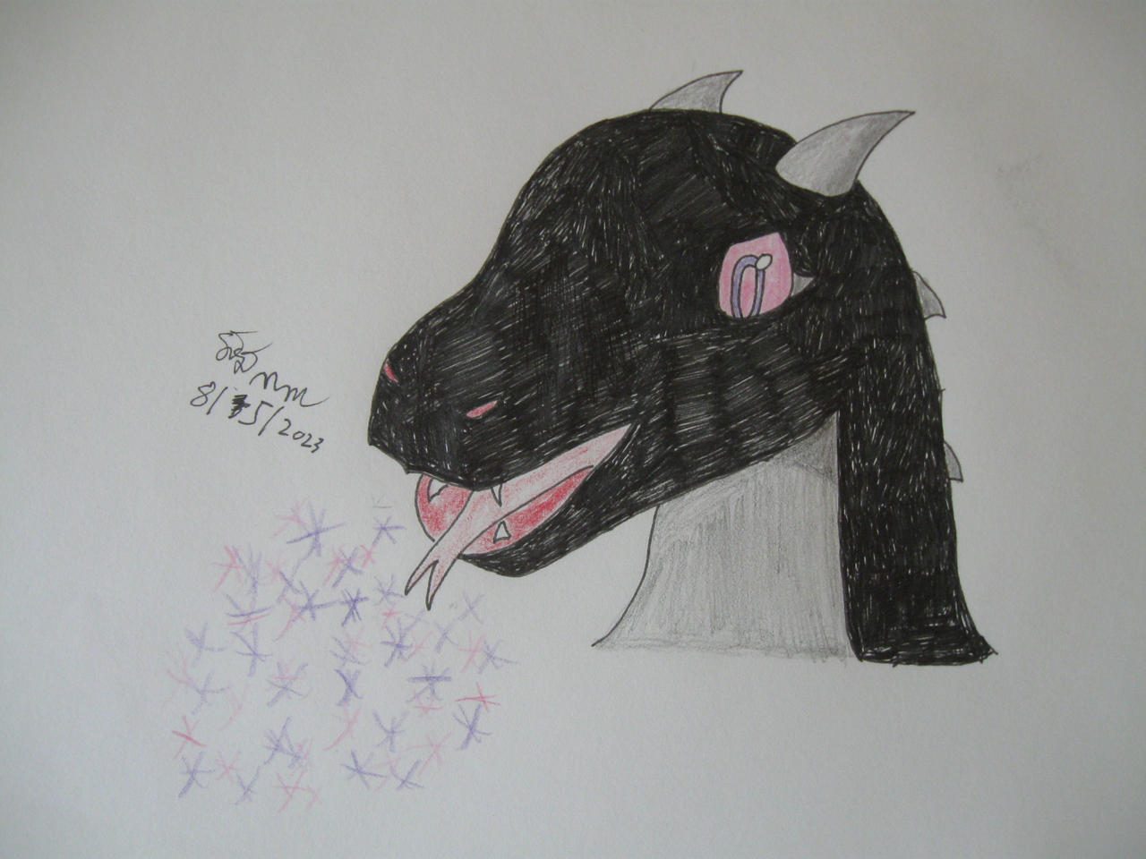 Jean Ender Dragon Headshot By Desertdragonnm On Deviantart