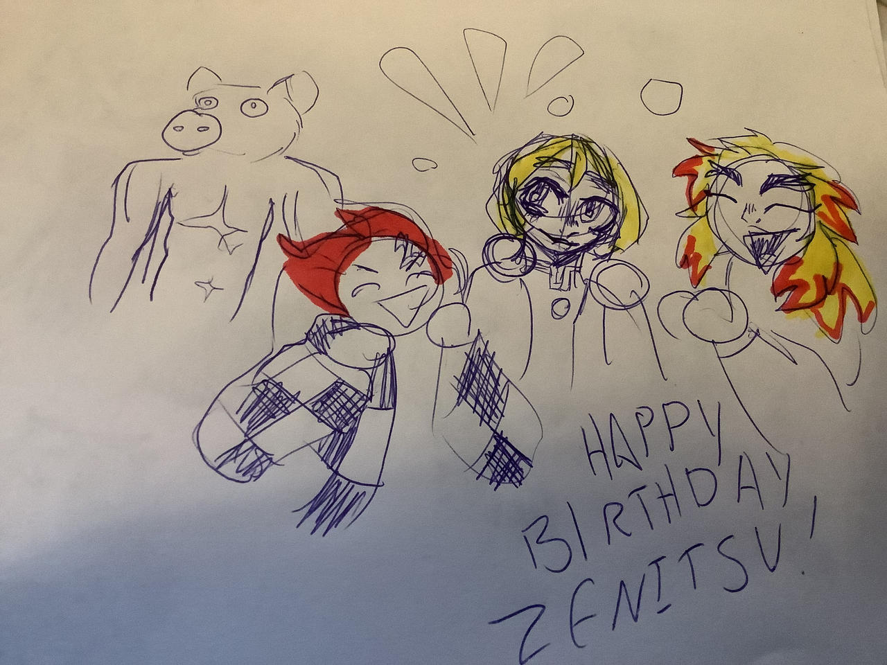 Zenitsus Birthday By Felicidy On Deviantart