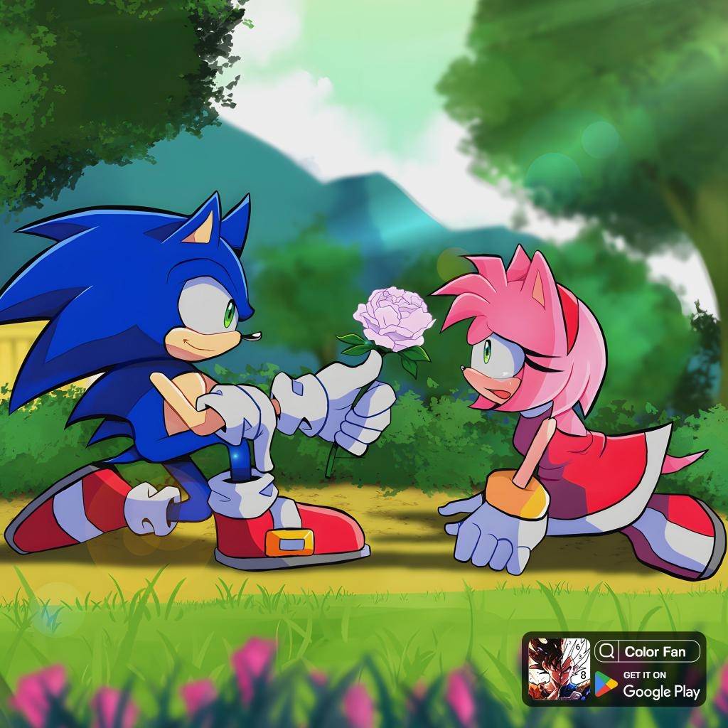 Sonic X Amy 2 By Spider1m On Deviantart