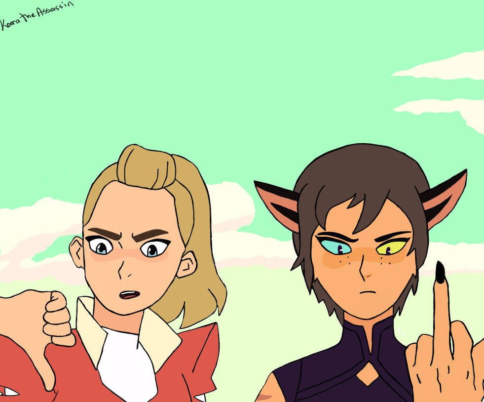 Catra And Adora By Korratheassassin On Deviantart