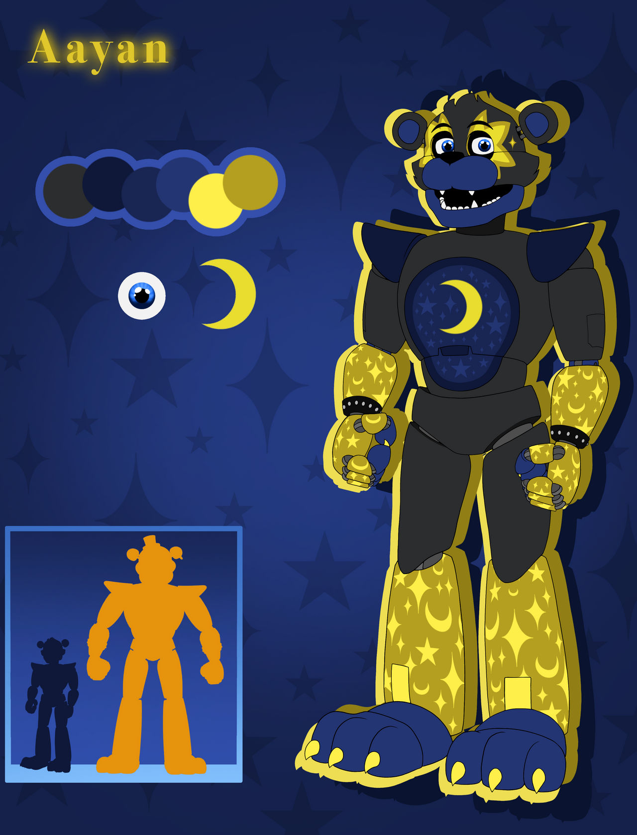 Fnaf Security Breach Oc Aayan By 00thecloak00 On Deviantart