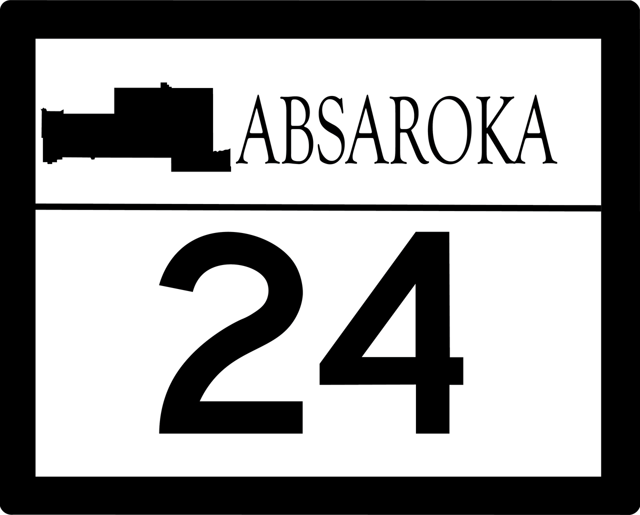 Absaroka State Highway Marker by Tieger131 on DeviantArt Absaroka State Highway Marker by Tieger131 on DeviantArt