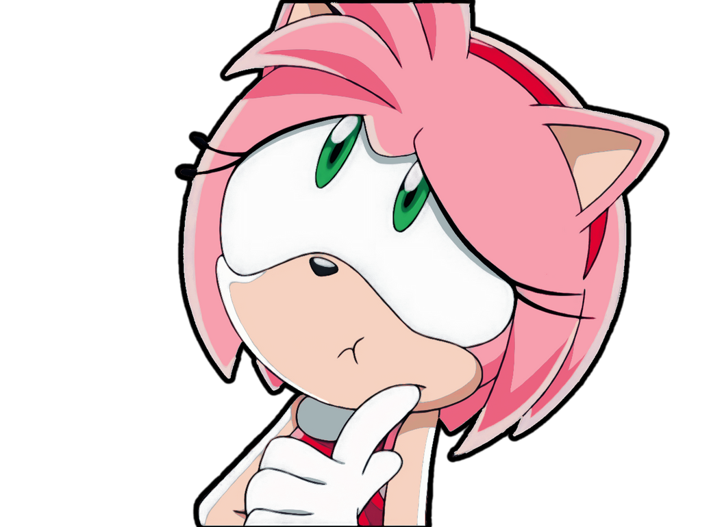 Sonic X Amy Rose Thinking By Foxeygamer87sonic On Deviantart