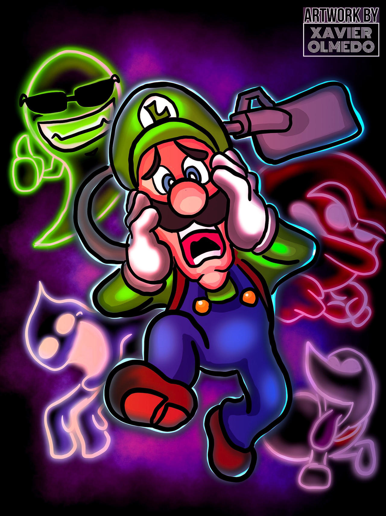Luigi By Xavier Sketches On Deviantart