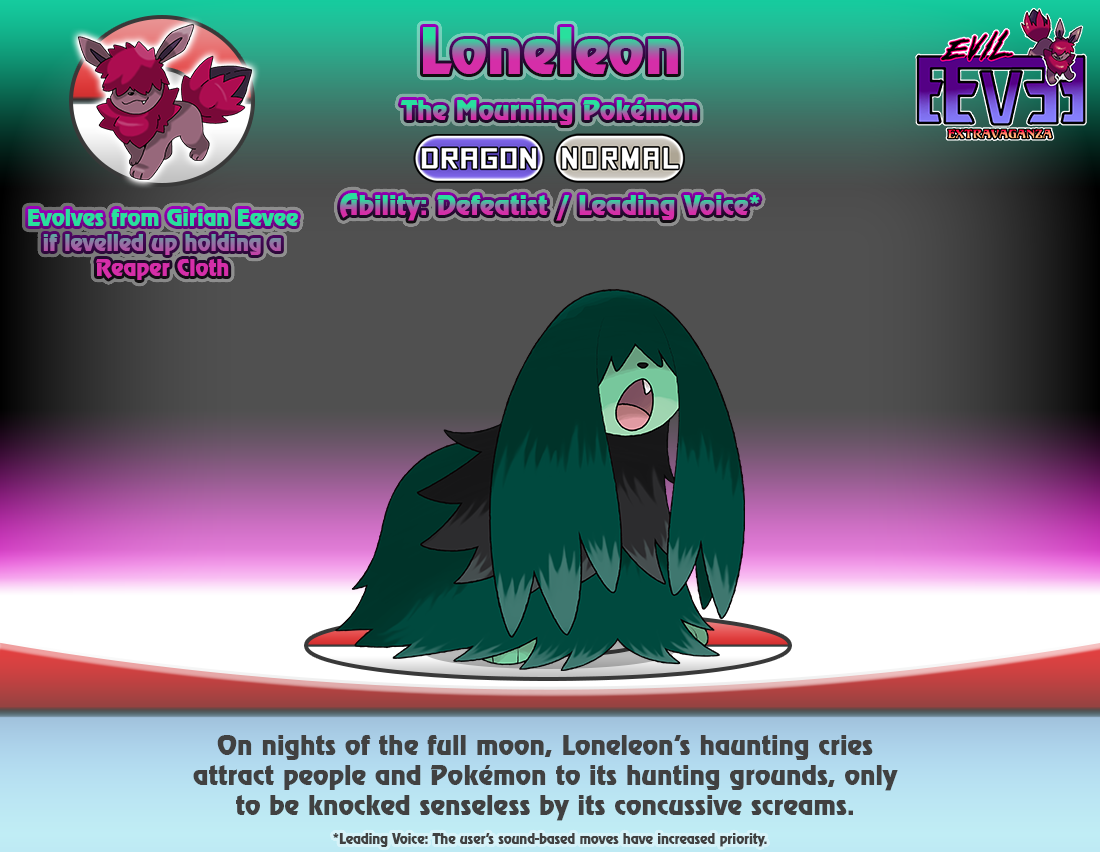 Evil Eevee Extravaganza Entry 2 Loneleon By Proceleon On Deviantart