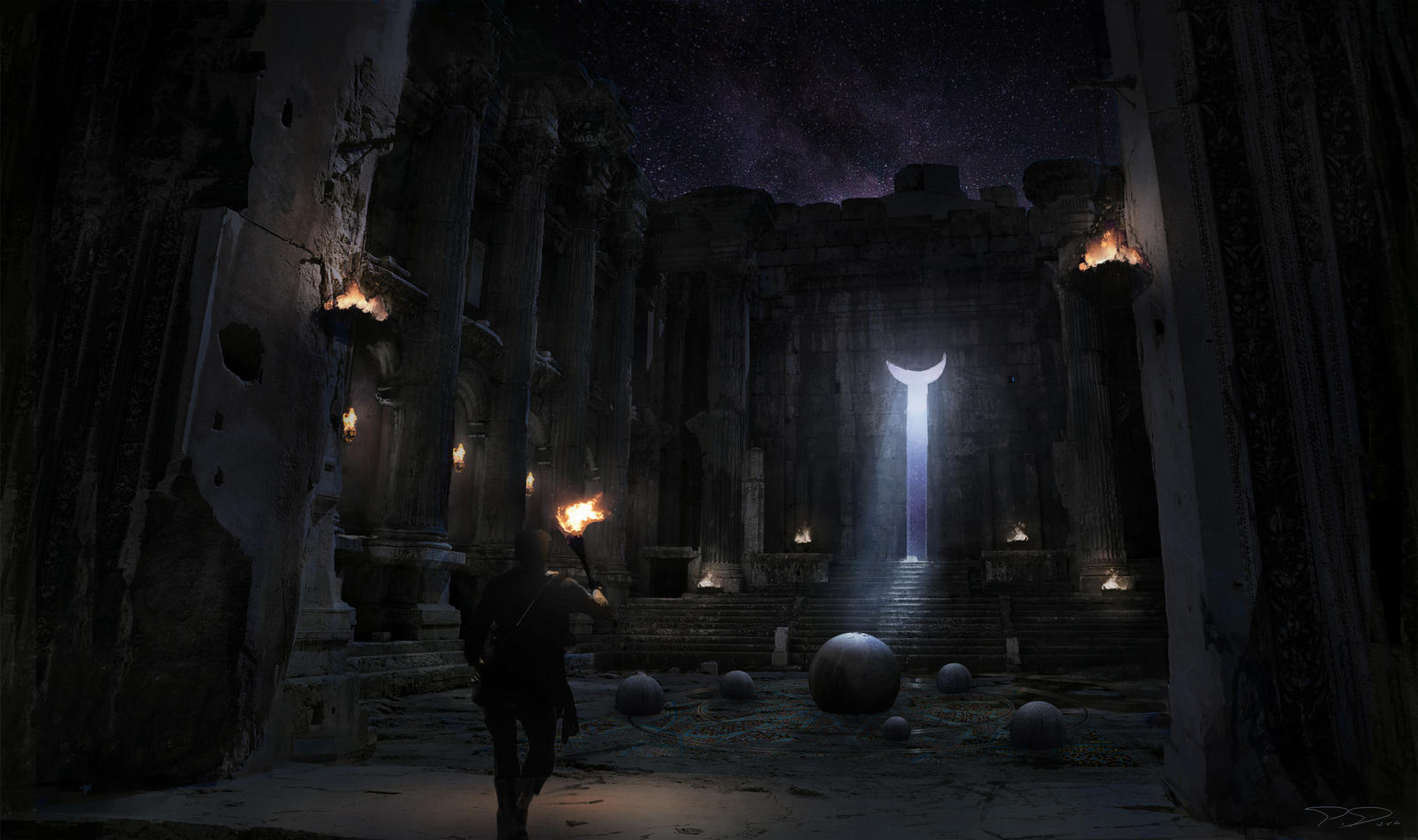 Temple Of The Moon By Piotrdura On Deviantart