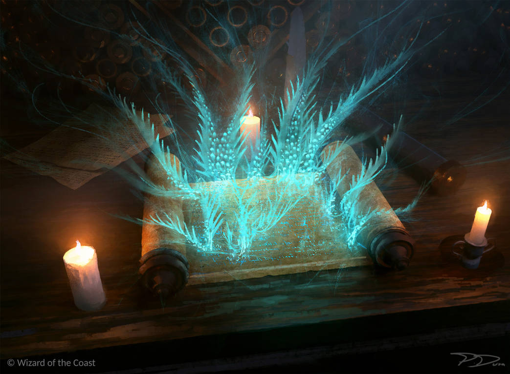 Mtg - Scroll of Fate by PiotrDura on DeviantArt Mtg - Scroll of Fate by PiotrDura on DeviantArt