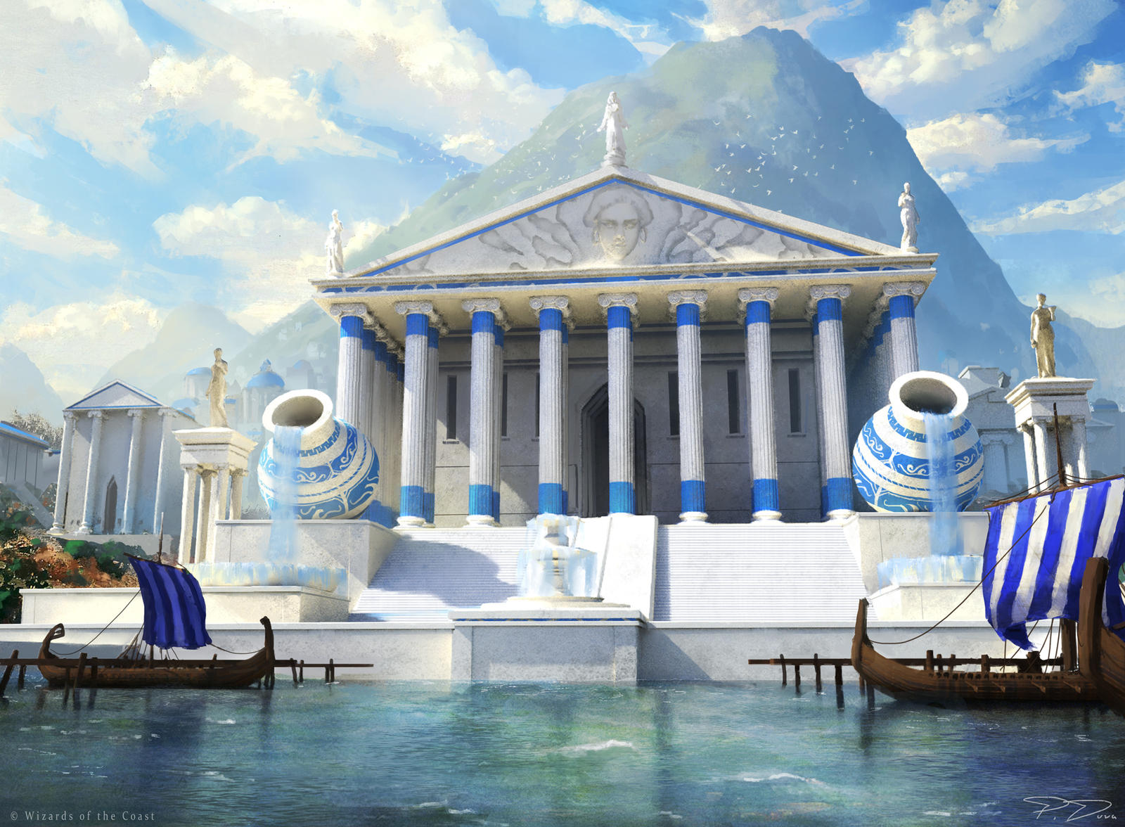 Mtg - Temple of enlightenment by PiotrDura on DeviantArt Mtg - Temple of enlightenment by PiotrDura on DeviantArt