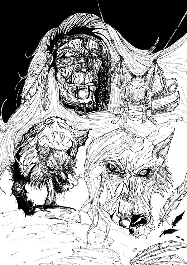 kinua the wolf by dirtyandbroken on DeviantArt