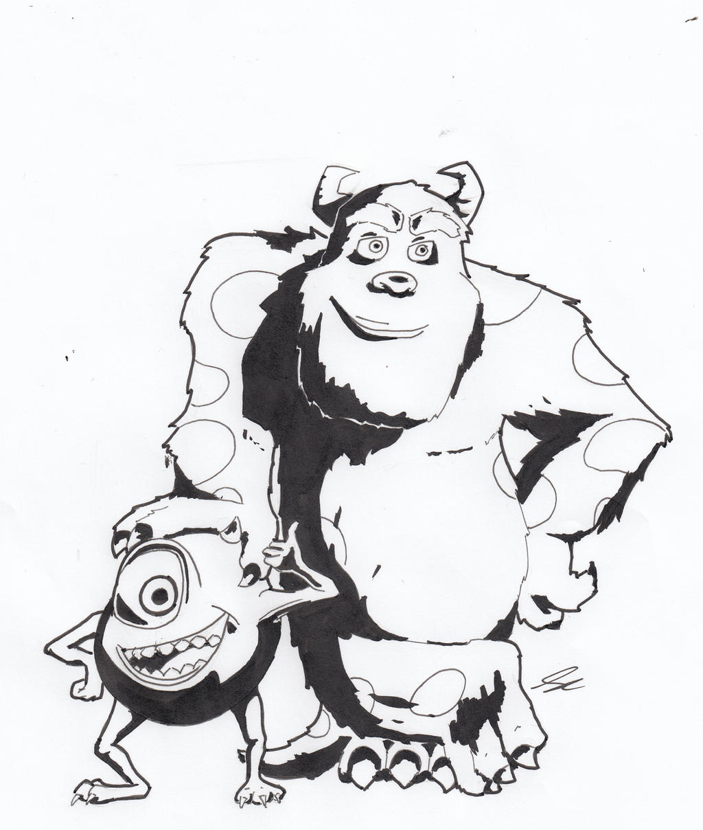 Mike And Sully By J R Cousins On Deviantart