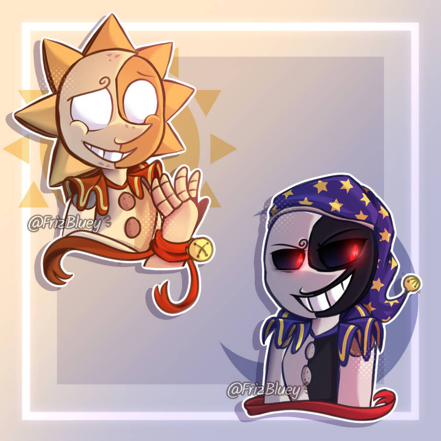 Sun And Moon Fanart By Frizbluey On Deviantart