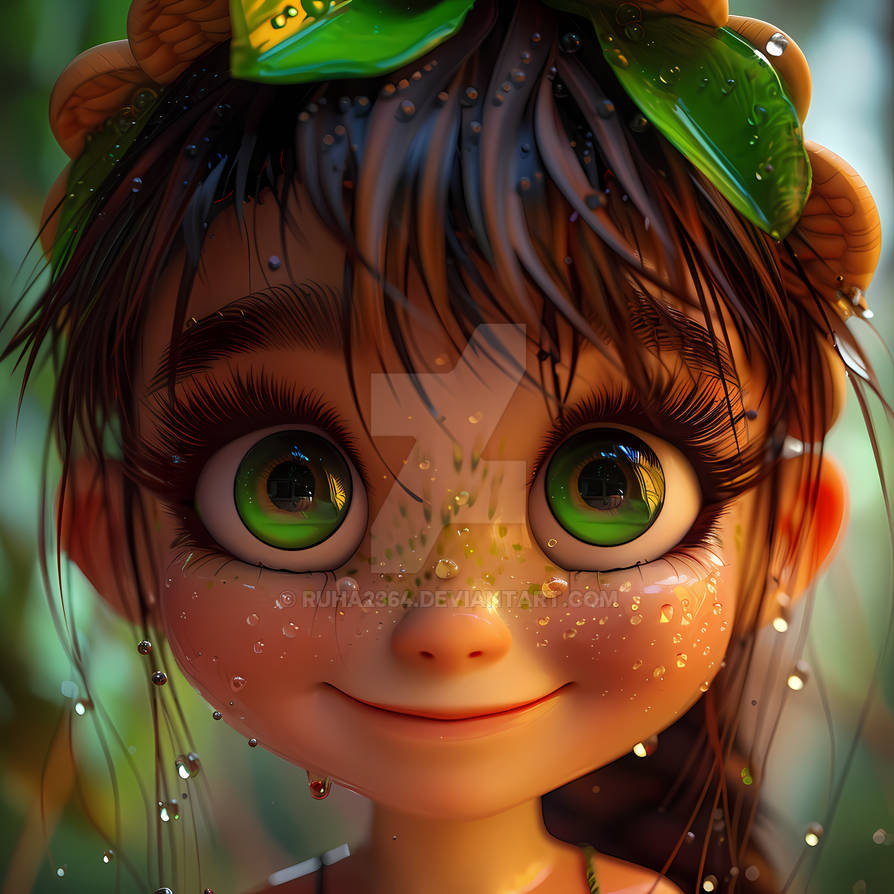 Green Eyed Cutie By Ruha2364 On Deviantart