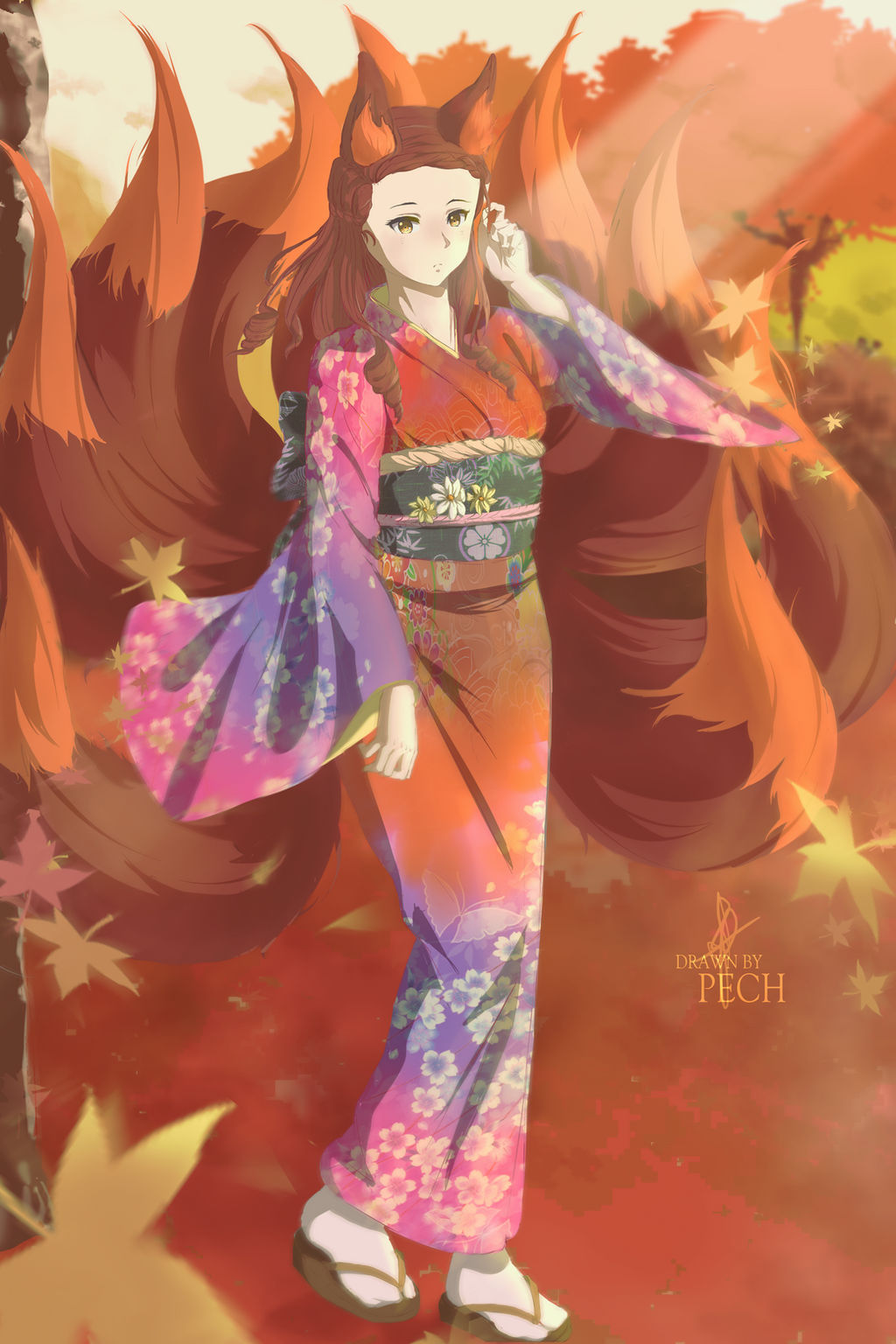 Nine Tail Fox By Loys24 On Deviantart