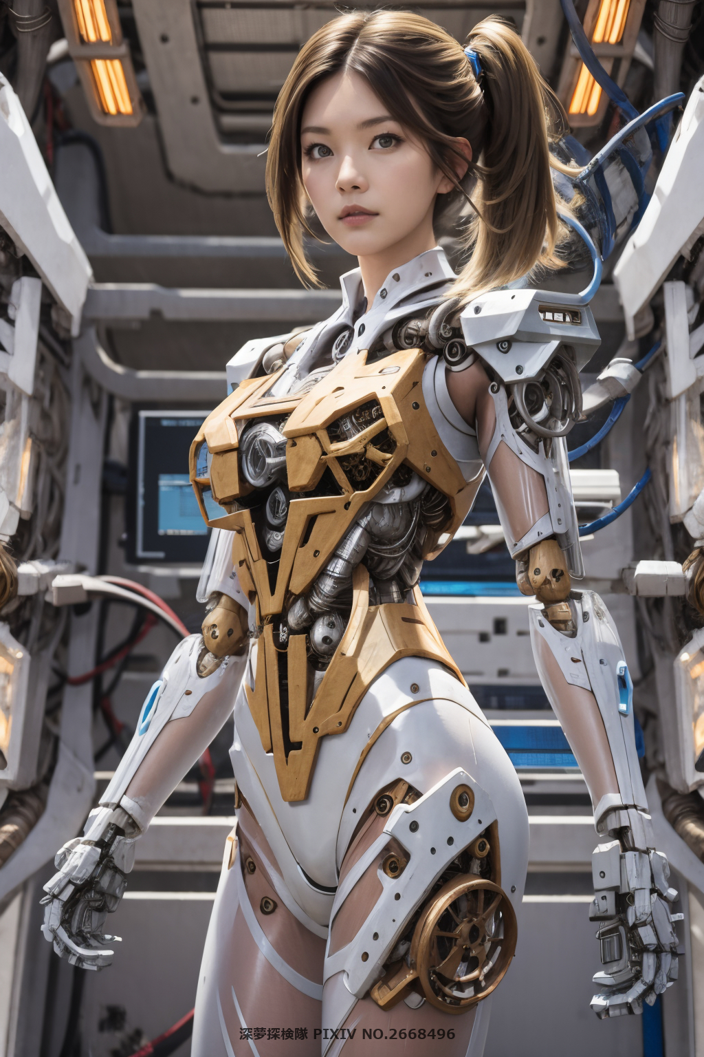 Cyborg Ai Girl 00005 2858697759 By Unfusion On Deviantart