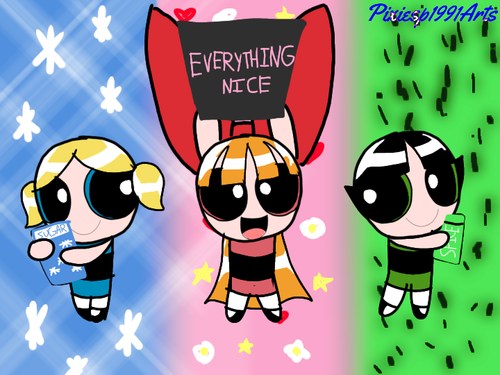 Made From Sugar Spice And Everything Nice By Pixiesp1991arts On Deviantart