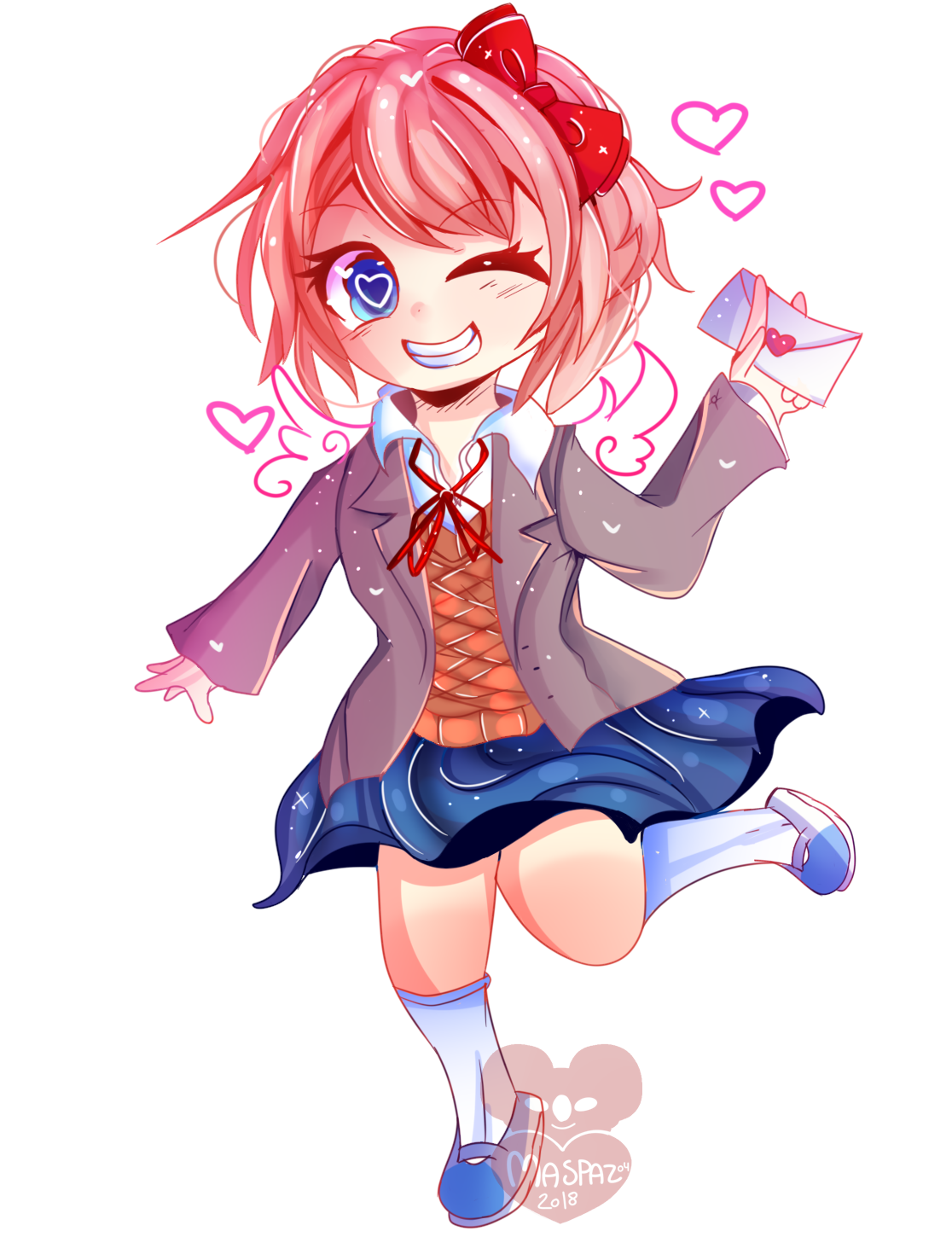 Sayori Ddlc By Maspaz04 On Deviantart