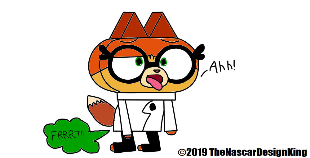 Dr Fox From Unikitty Farting V2 By Thenascardesignking On Deviantart