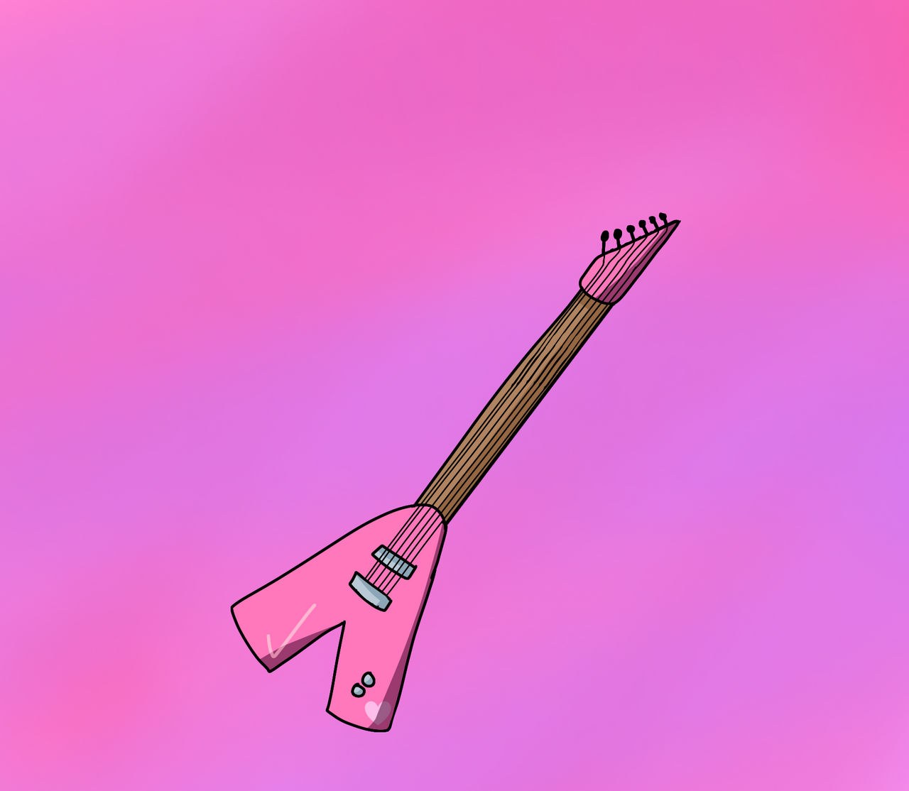 Bimbocore Metalskys Electric Guitar By Angelouryt On Deviantart