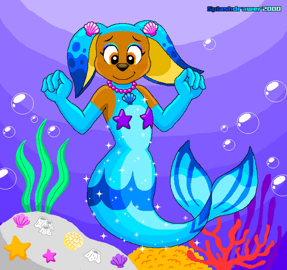 Splashs New Merpup Form By Splashdrawer2000 On Deviantart