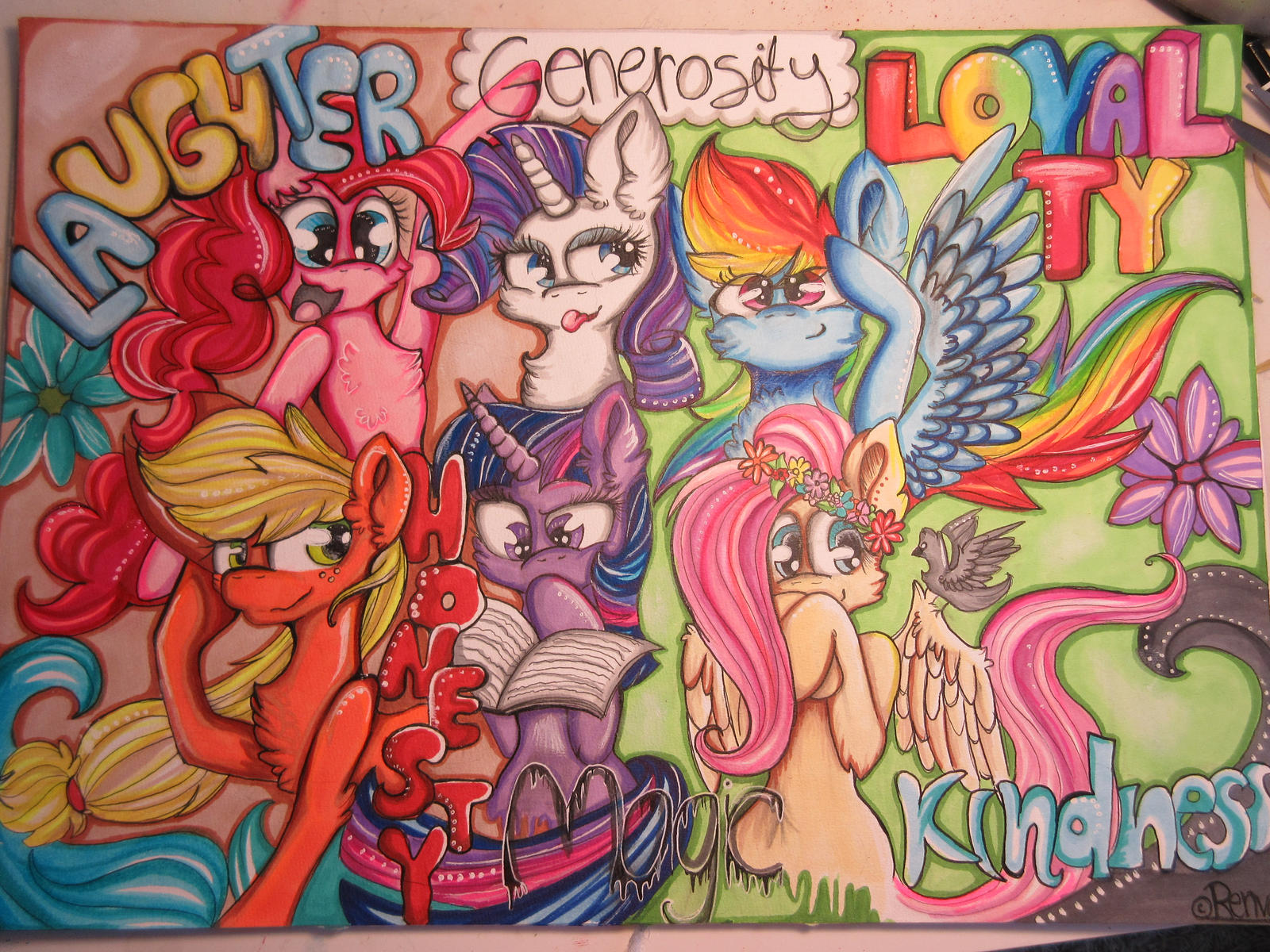 Mlp ~mane 6~ By Renvae On Deviantart