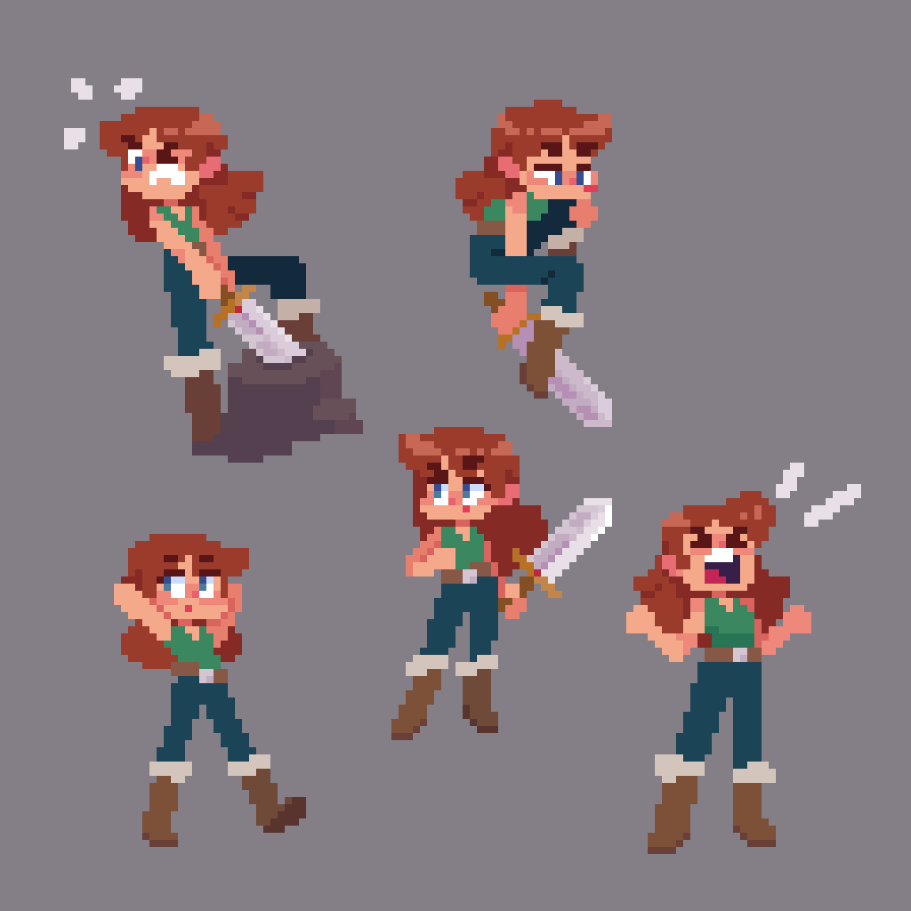 Pixel Art Character Design 3 by kwon-soon on DeviantArt Pixel Art Character Design 3 by kwon-soon on DeviantArt