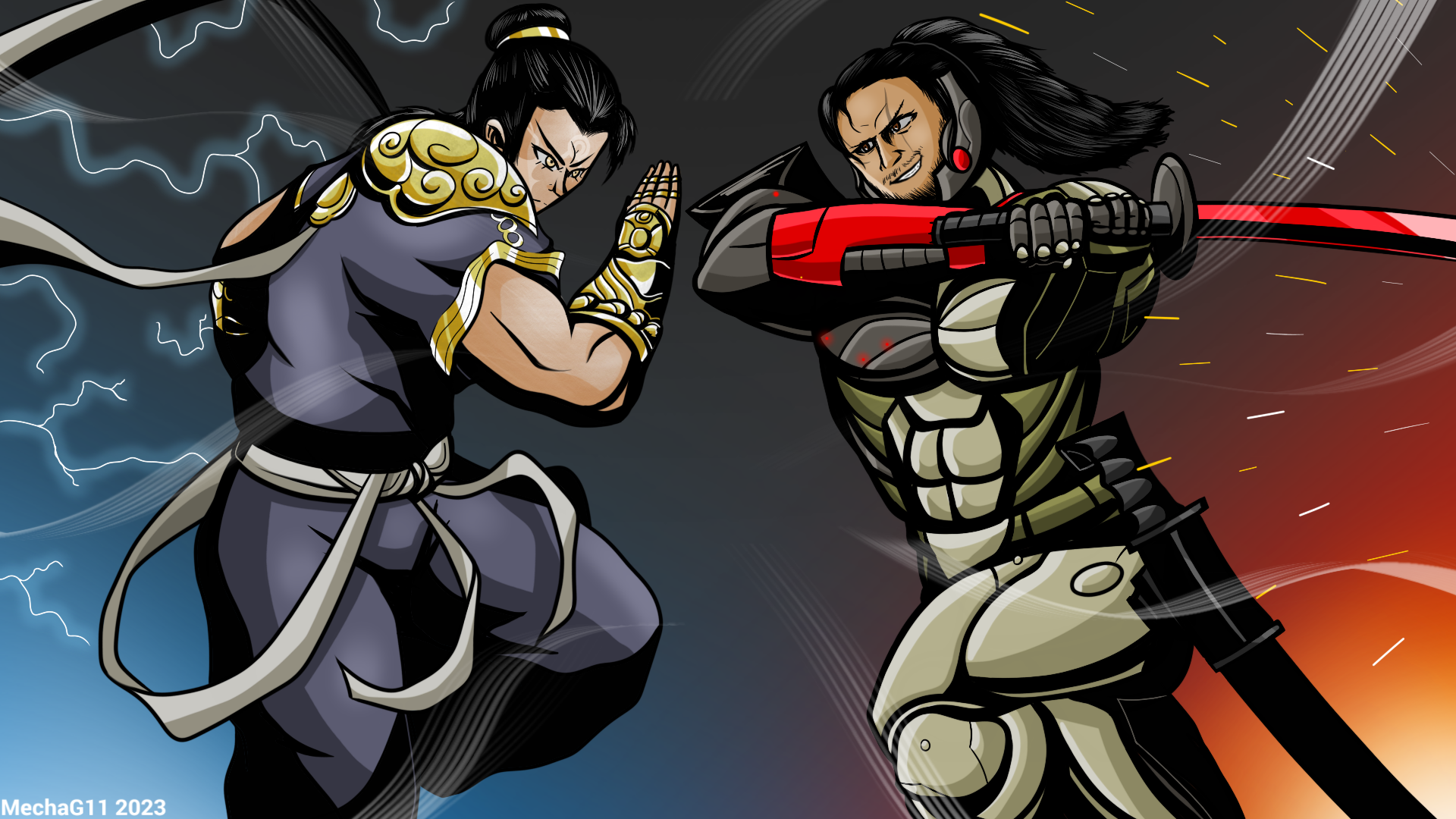 Yasha Vs Jetstream Sam Asuras Wrath Vs Mgr By Mechag11 On Deviantart