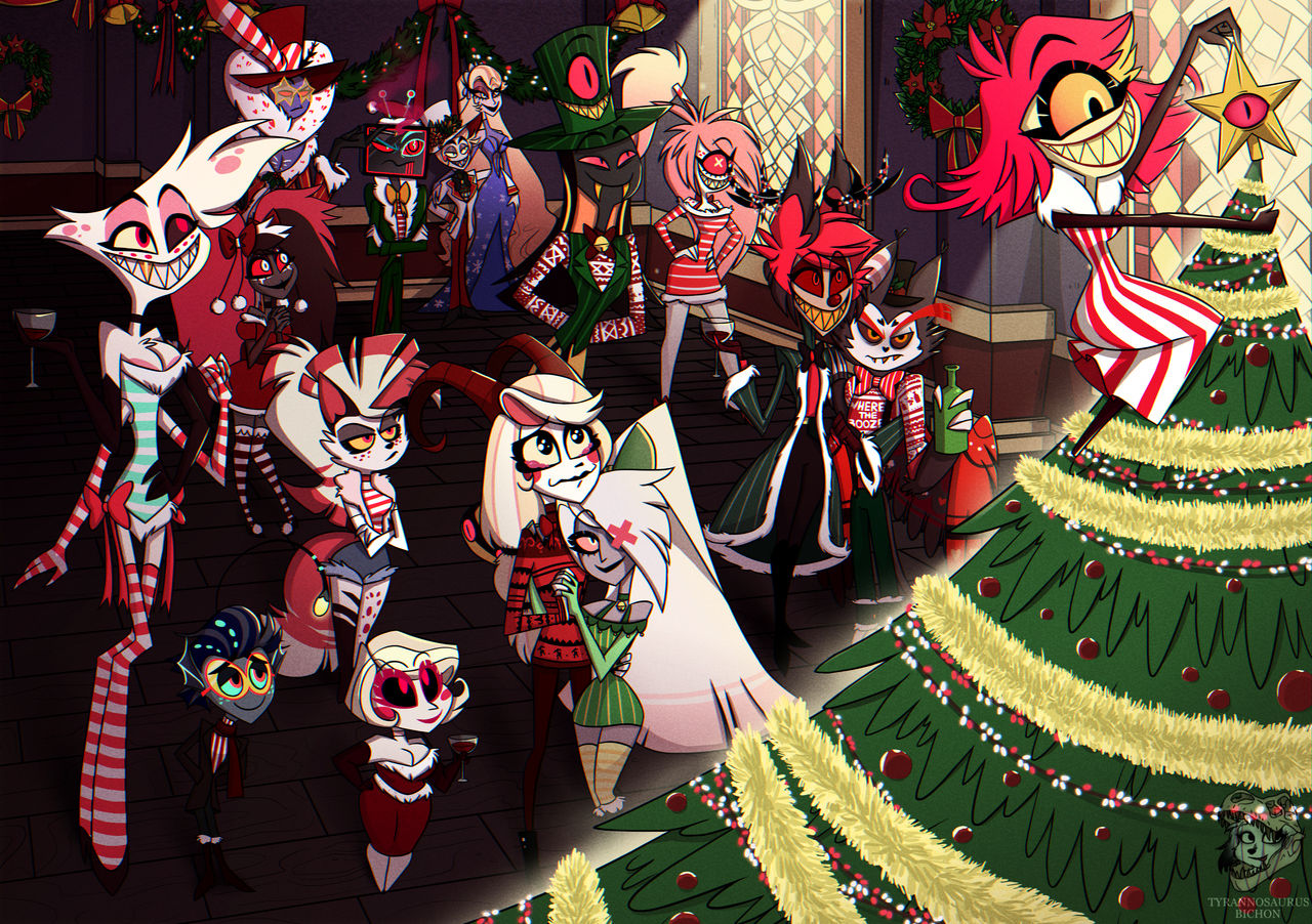 Hazbin Christmas 2022 By Tyrannosaurusbichon On Deviantart