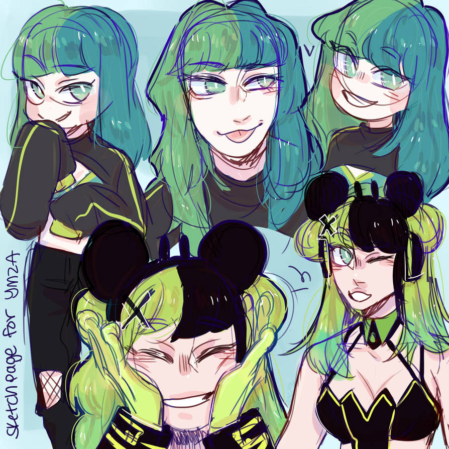 Sketchpage For Ymza By Thewildwolfy On Deviantart