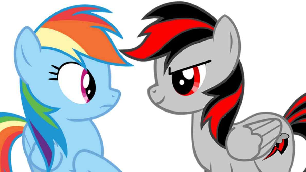 Rainbow Dash meet to Shadow Dash by SonicFan0092 on DeviantArt Rainbow Dash meet to Shadow Dash by SonicFan0092 on DeviantArt