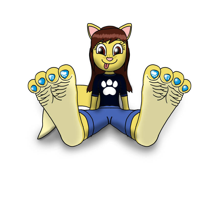 Rachel Cat Feet Tease By Maxkadykov On Deviantart
