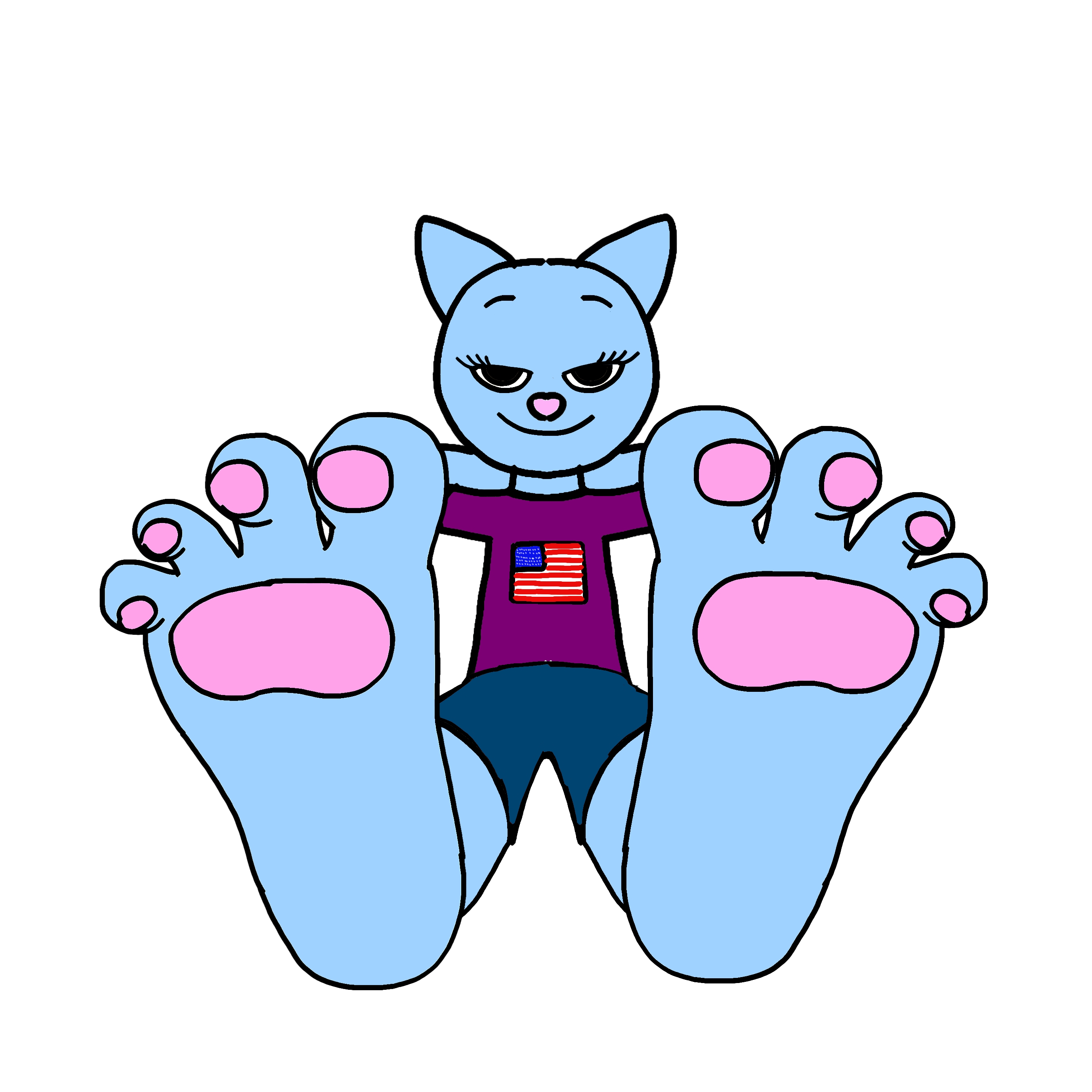 American Cat Feet Tease By Maxthecyanbird On Deviantart