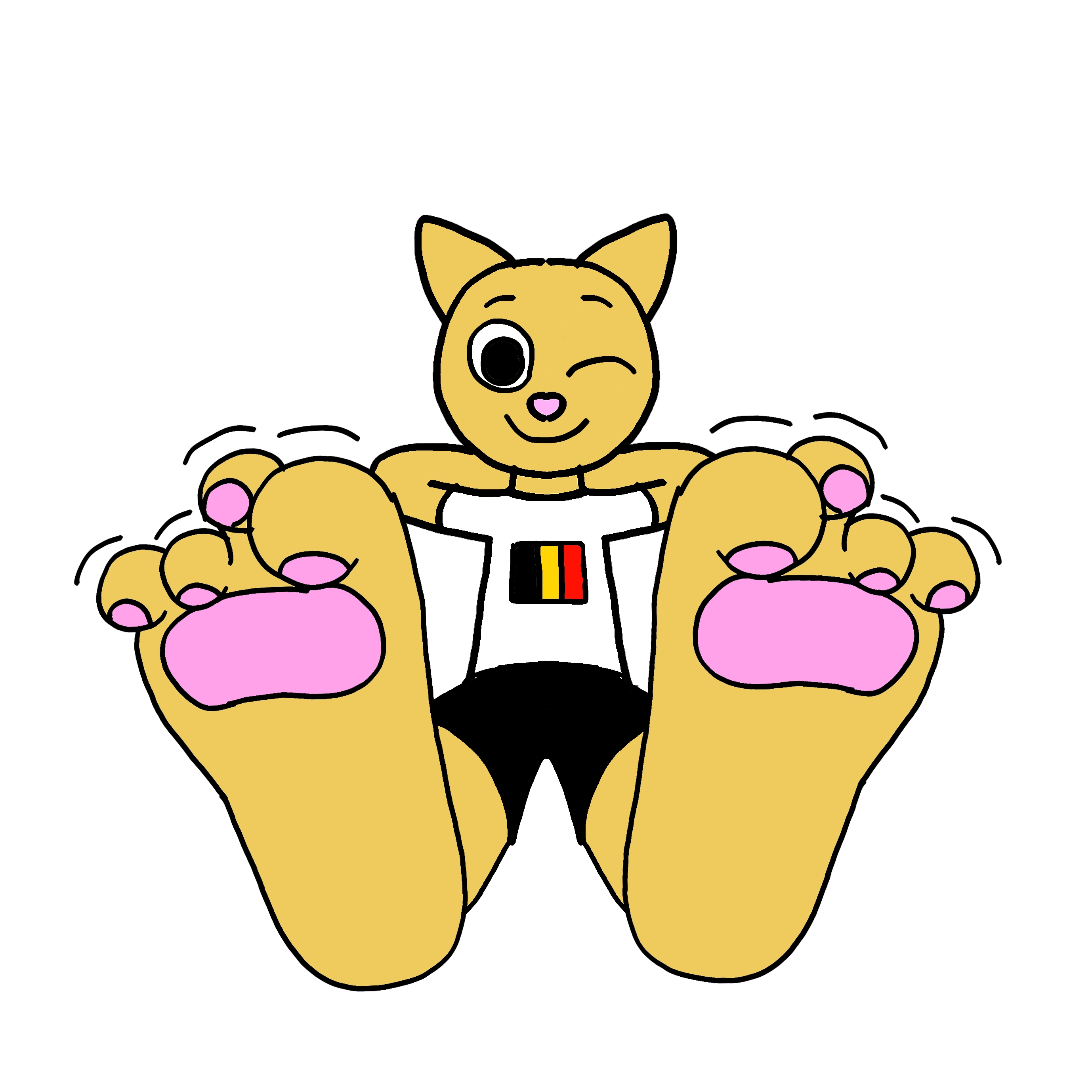 Belgium Cat Feet Tease By Maxthecyanbird On Deviantart