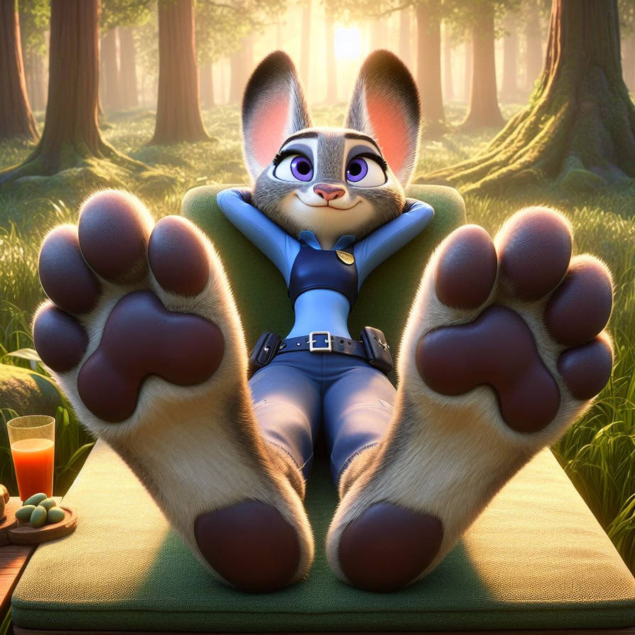 Ai Fanart Judy Hopps Resting Feet 26 By Maxthecyanbird On Deviantart