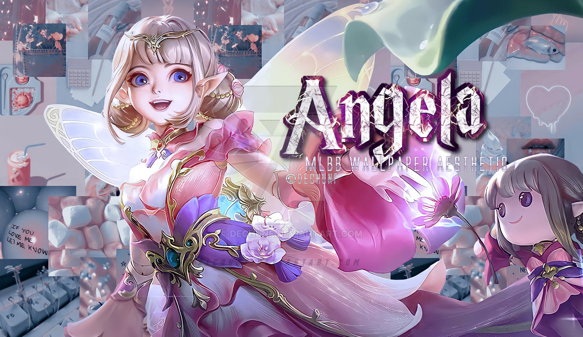 Wallpaper Angela Mlbb Aesthetic by dechunf on DeviantArt Wallpaper Angela Mlbb Aesthetic by dechunf on DeviantArt