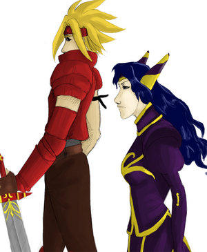 TLOD: Dart and Rose by legendofdragoon on DeviantArt