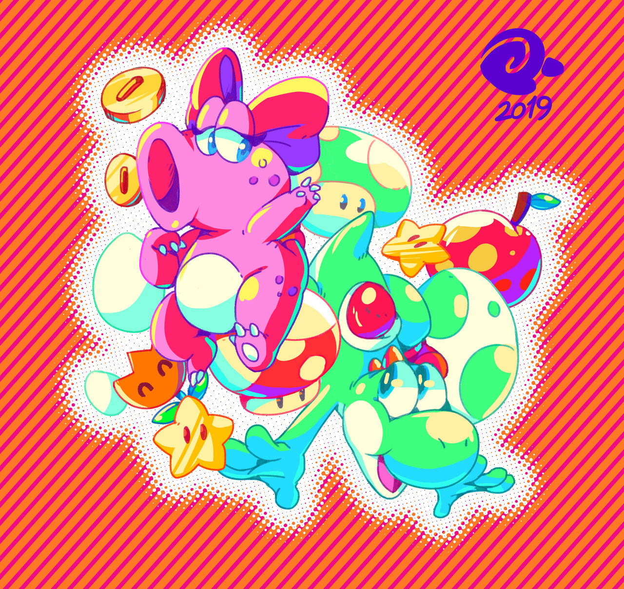 Yoshi Birdo By Ropnolc On Deviantart