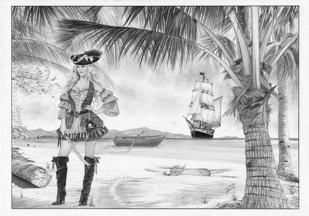 Red Monika Pirates Caribbea By Timgrayson On Deviantart