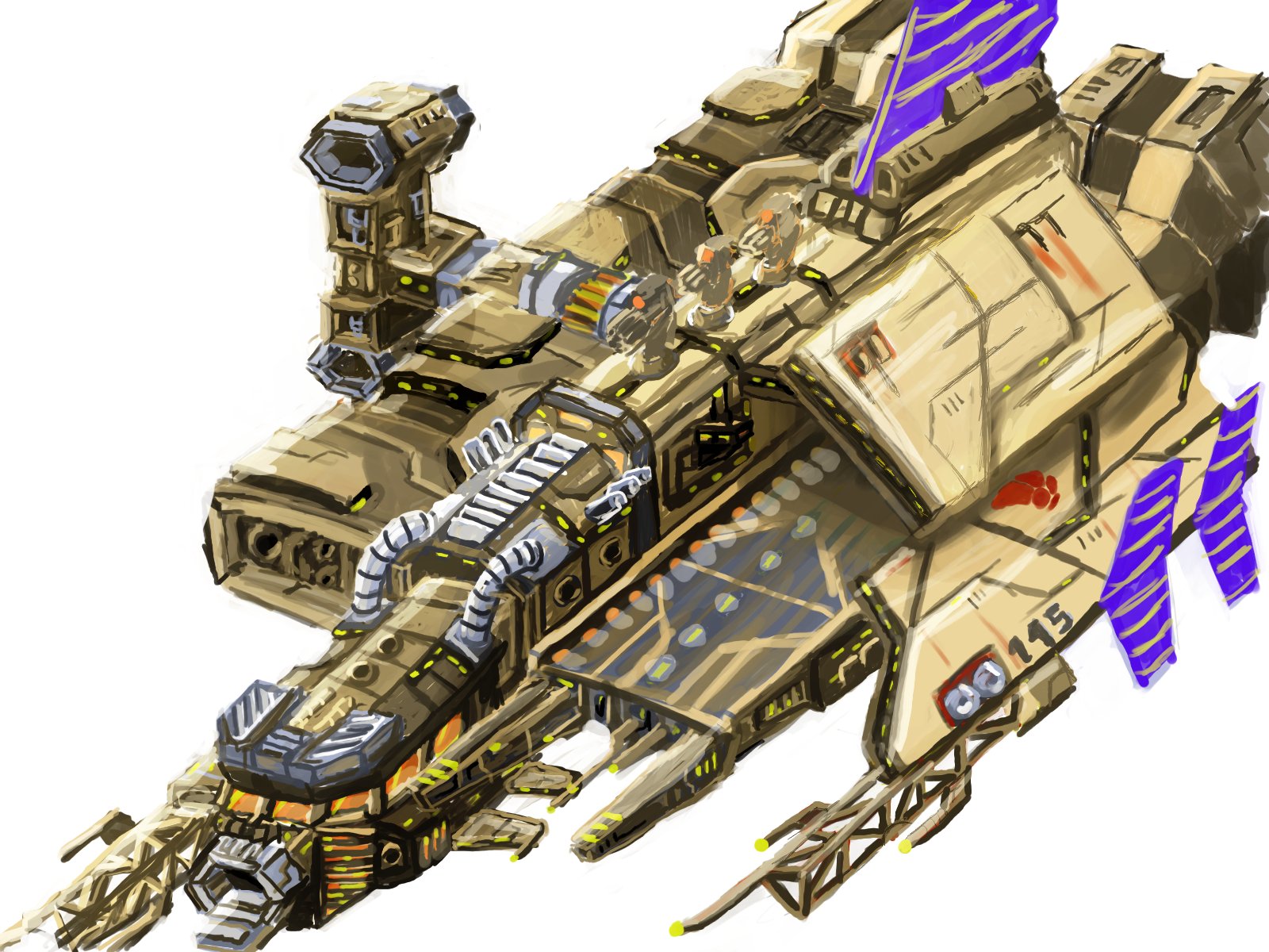 Minmatar Lander Liberator by novafox on DeviantArt