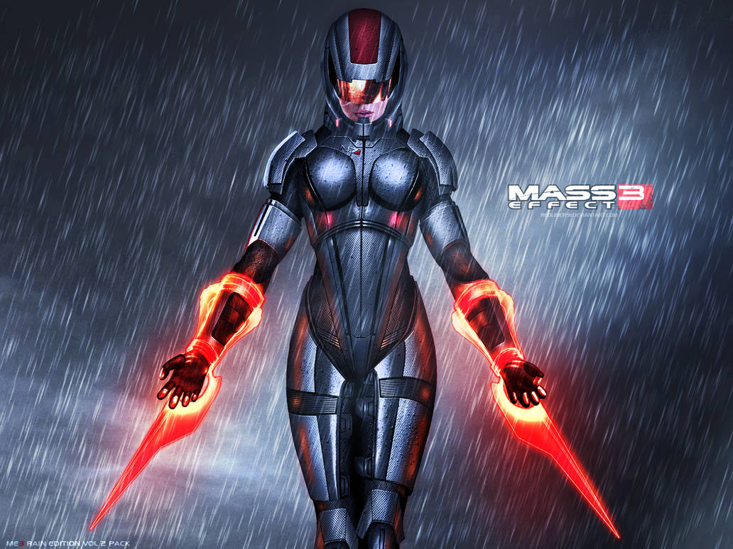 Mass Effect 3 Femshep Rain Edition Vol 2 By Redliner91 On Deviantart