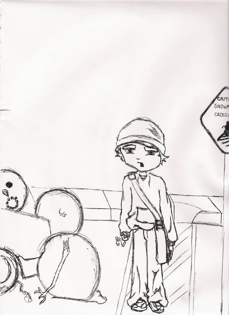 Snowman genocide by forgottenart on DeviantArt