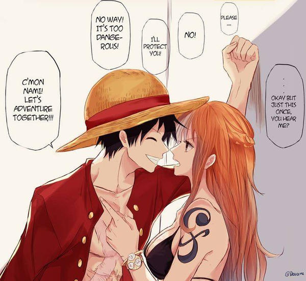 Luffy X Nami By Ayashlen On Deviantart
