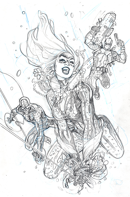 Amazing Spider Man 1 Variant Cover Pencil By Terrydodson On Deviantart