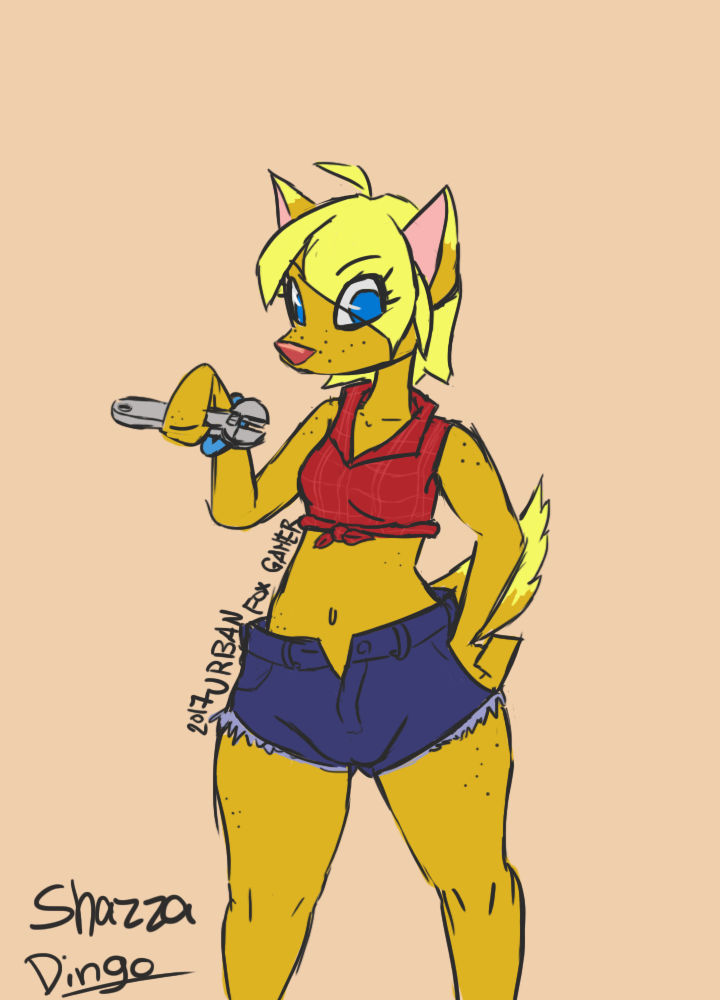 Shazza The Dingo By Urbanfoxgamer On Deviantart