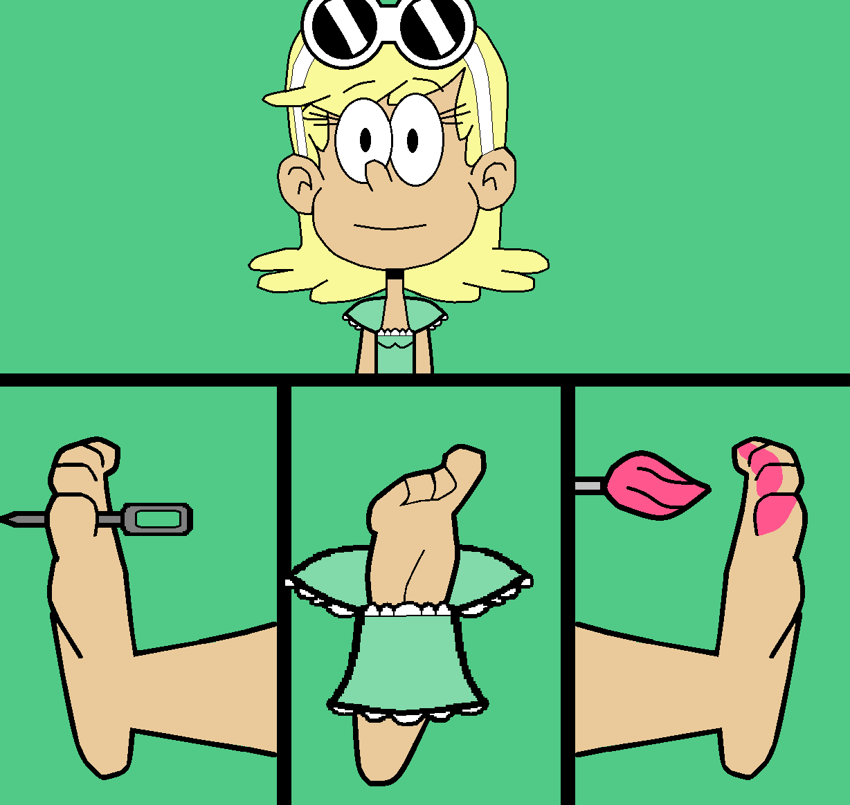 Loud House Foot Model Leni By 89animedrawer3 On Deviantart