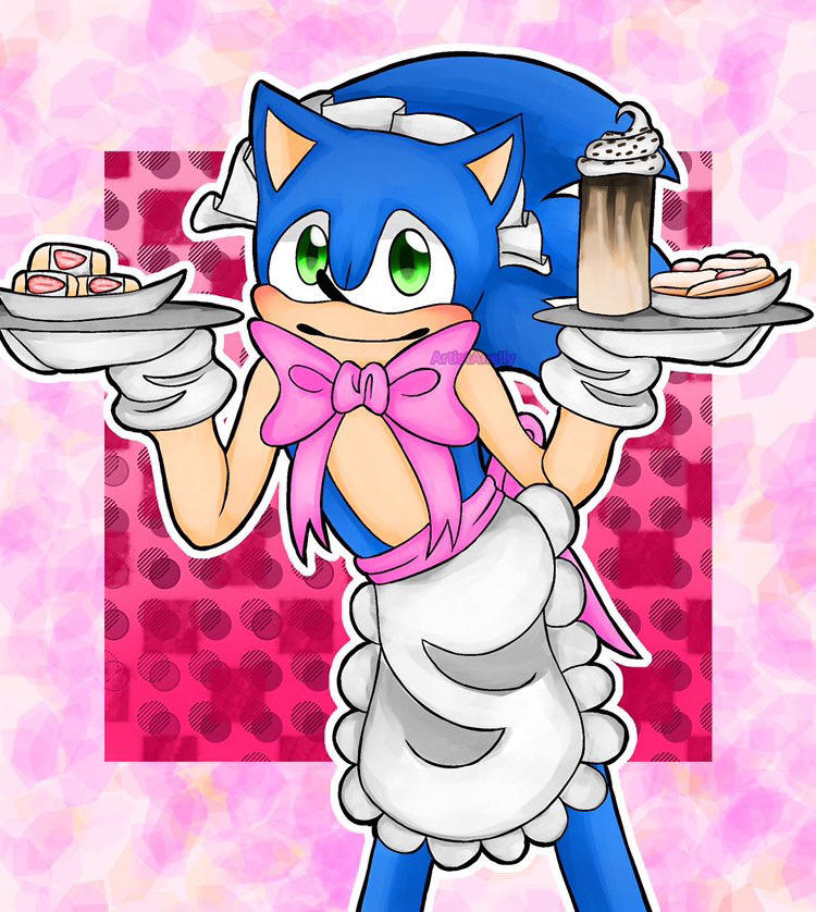 Sonic The Maid Hedgehog By Artistanelly On Deviantart