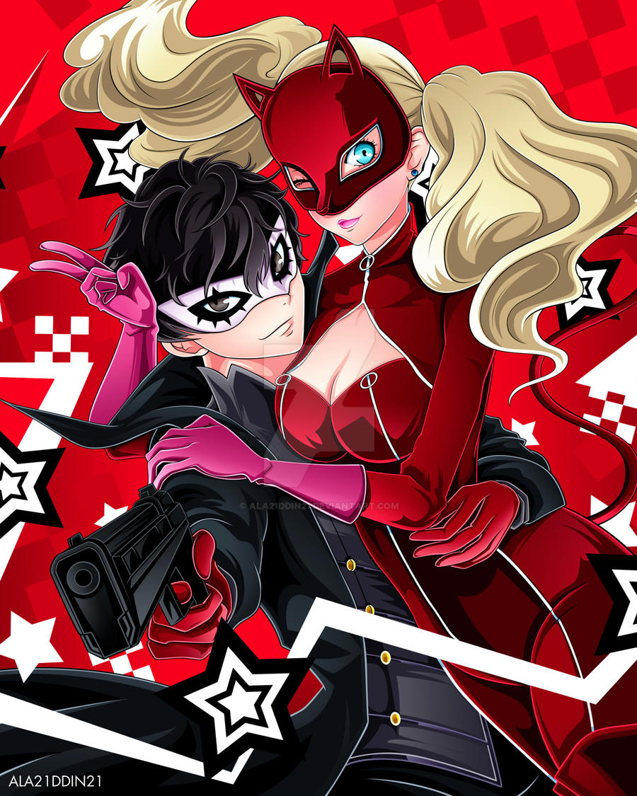 P5 Ann And Joker By Ala21ddin21 On Deviantart