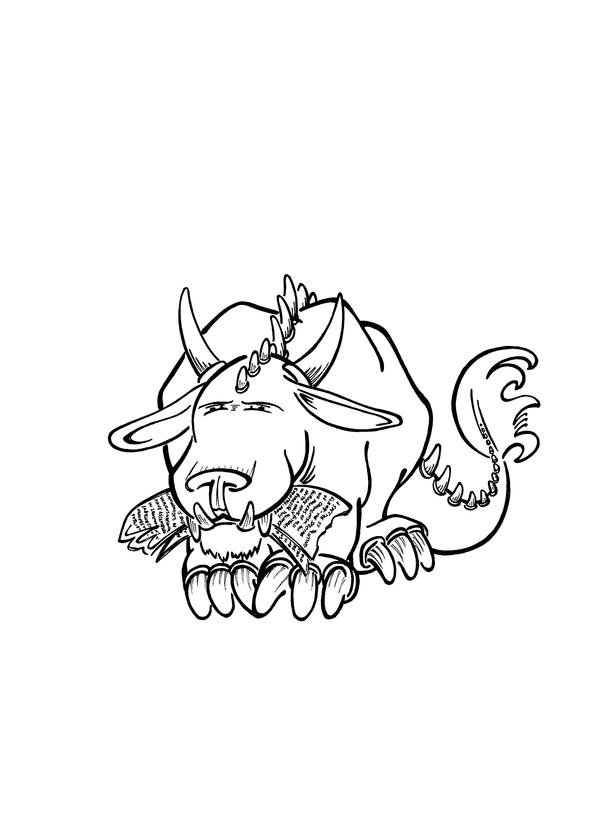 AGAHF Bitter Haggard Wordbeast by IndigoOtter on DeviantArt